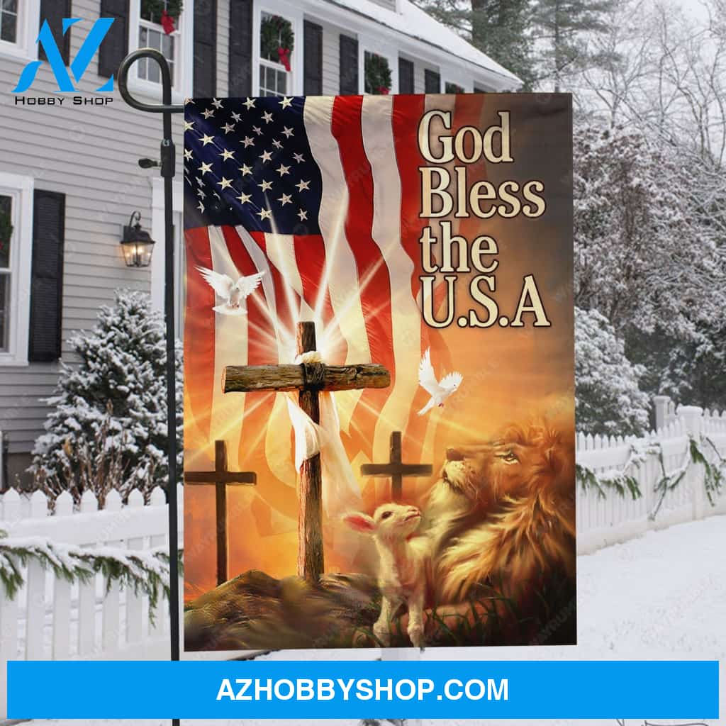 Lion Jesus, USA flag, Jesus cross, Columbidae, God bless the USA - Jes ...
