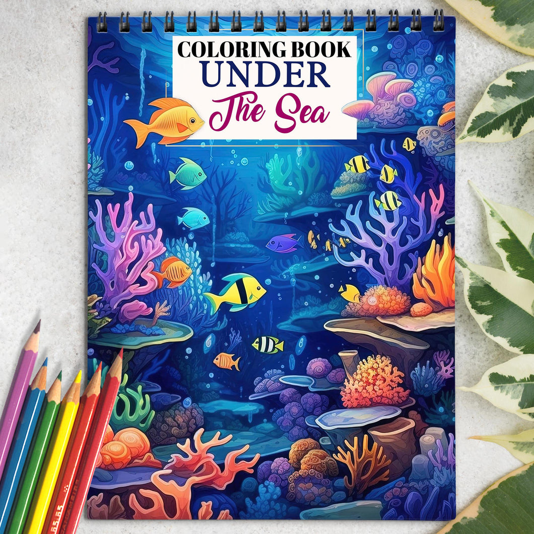 Under The Sea Coloring Book – Azhobbyshop