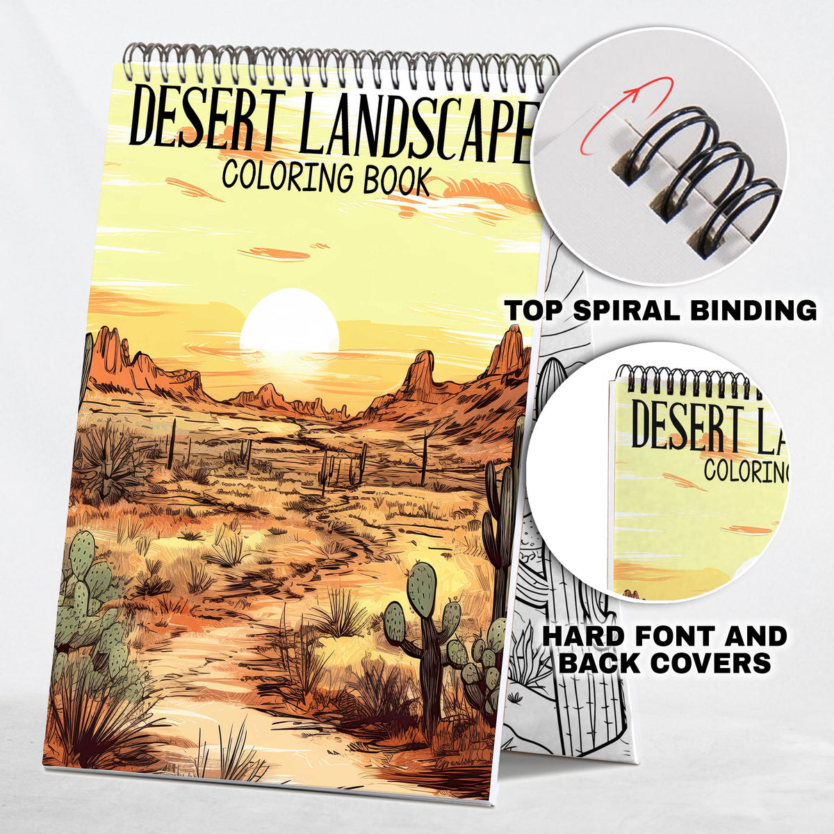 Desert Landscape Coloring Book – Azhobbyshop