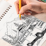 Van Life Coloring Book: Unleash Your Creativity with 30 Van Life Color ...
