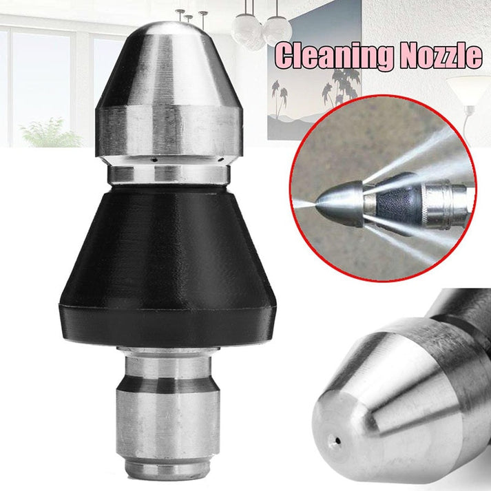 High Pressure Pipe Dredging Cleaning Nozzle Washer Sewer 6 Jet Nozzle ...