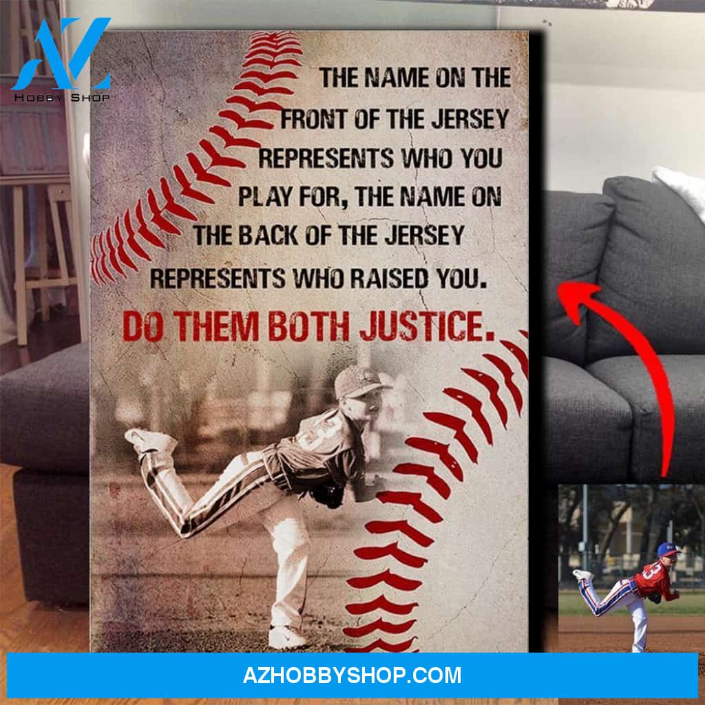 Do Them Both Justice - Baseball Custom Canvas Prints With Photo ...